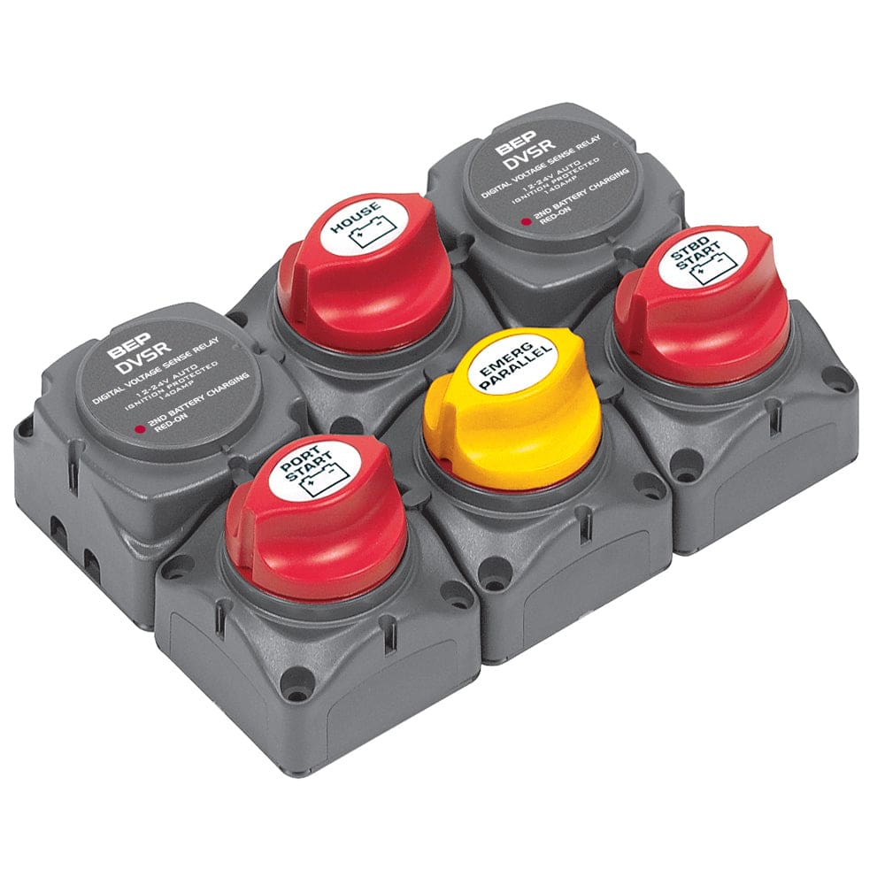 BEP Battery Distribution Cluster f/ Twin Outboard Engines w/ Three ...