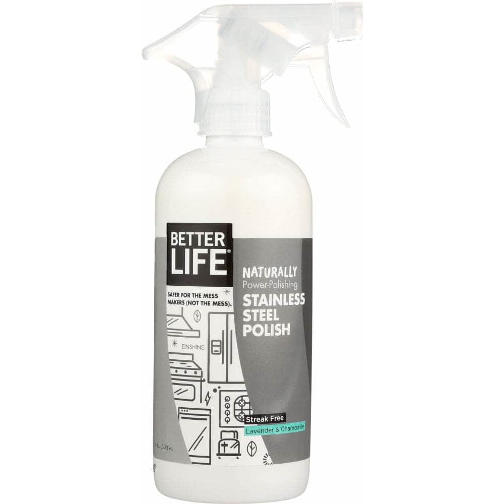 Better Life Cleaner Polish Stainless Steel Einshine, 16 Oz (Case of 3 ...