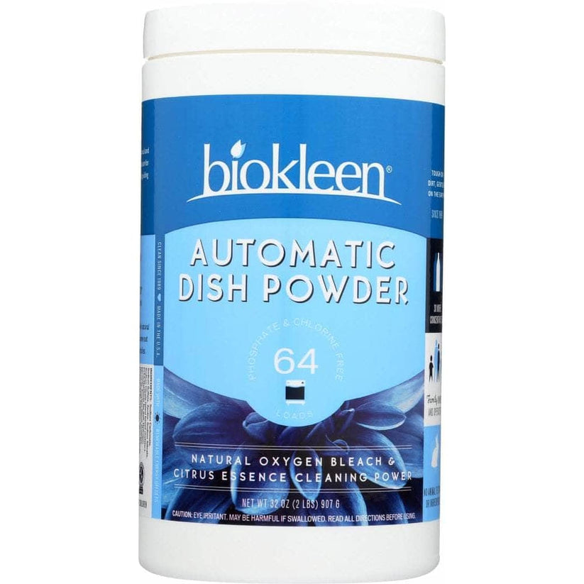 Bio Kleen Automatic Dish Powder With Natural Oxygen Bleach, 32 Oz (Case ...