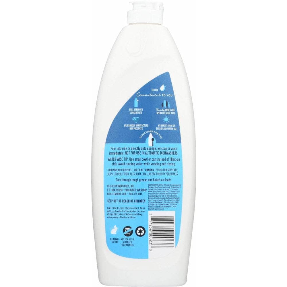 Bio Kleen Hand Moisturizing Dish Liquid Citrus & Aloe, 25 oz (Case of 4 ...