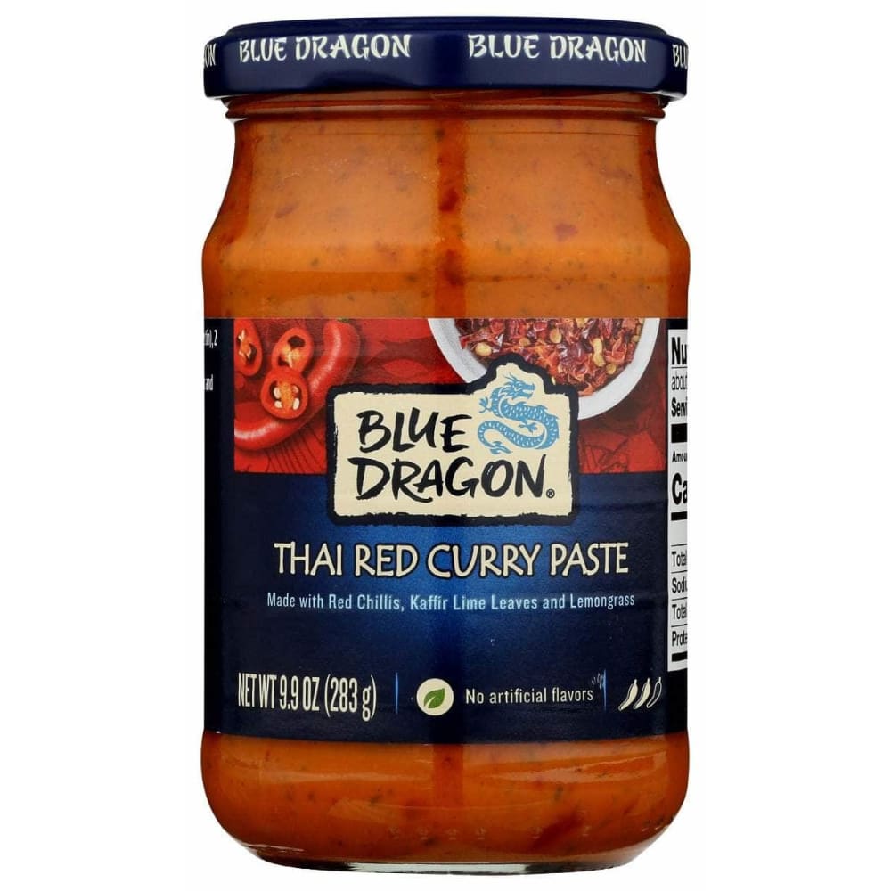 BLUE DRAGON: Curry Red Paste, 9.9 oz (Case of 4) | ShelHealth