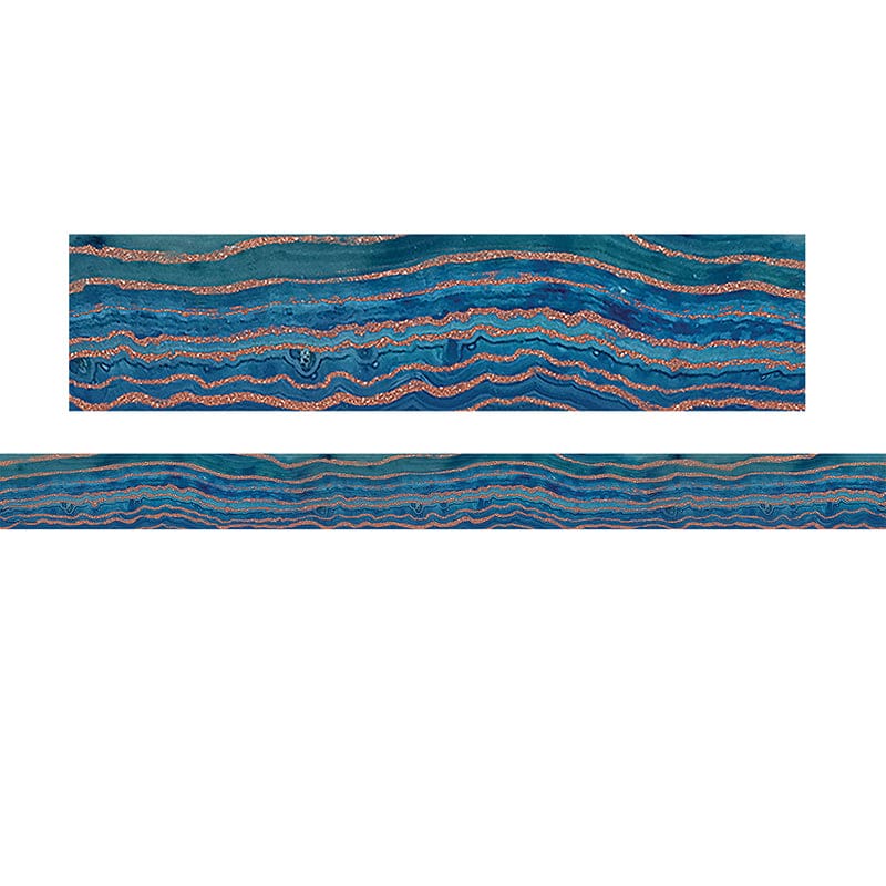 Blue Geode Straight Border Trim (Pack of 12) | ShelHealth