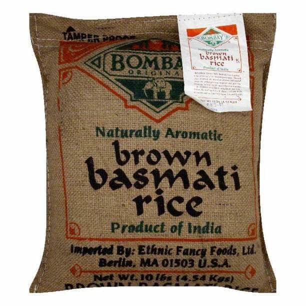 BOMBAY: Brown Basmati Rice, 10 lb | ShelHealth