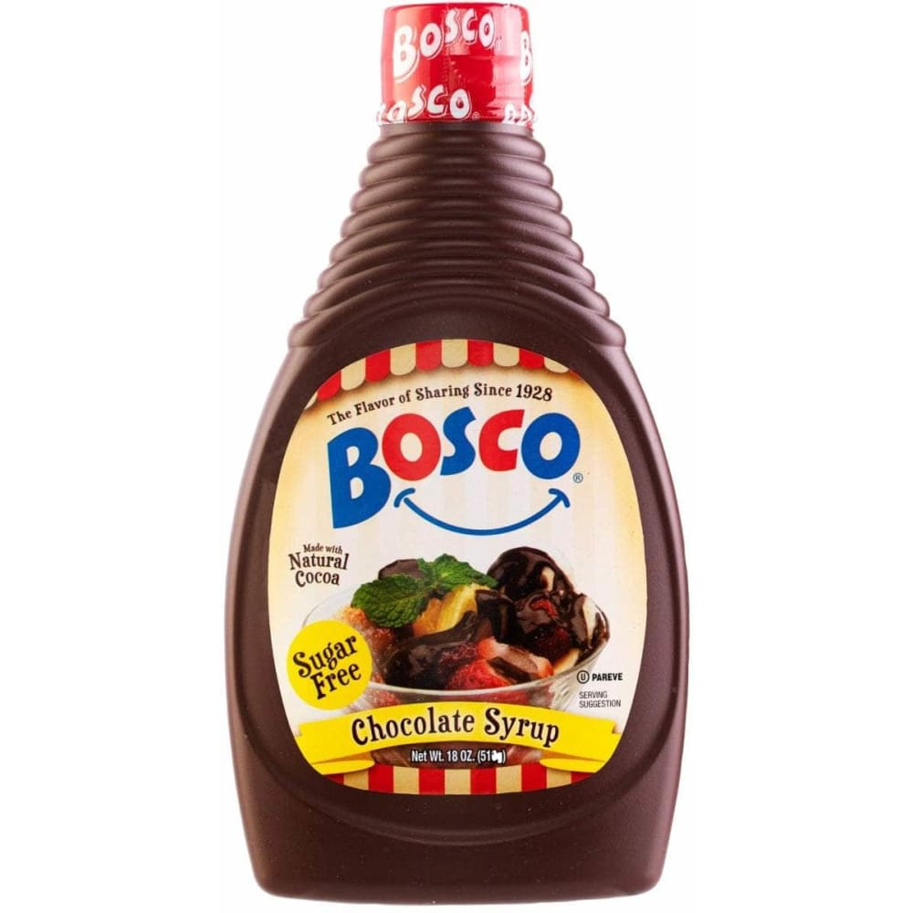 BOSCO: Syrup Chococolate Sf, 18 oz (Case of 3) | ShelHealth
