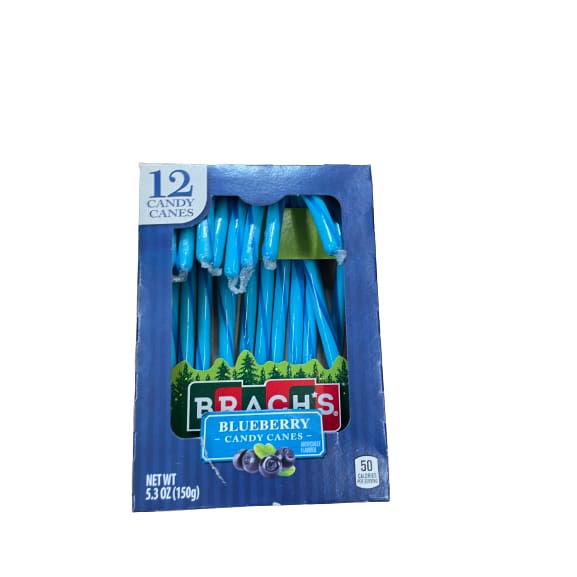 Brach’s Blueberry Candy Canes, 12ct, 5.3oz | ShelHealth