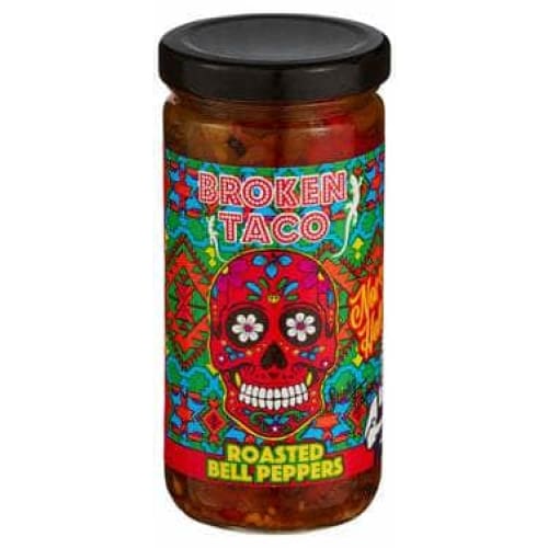 BROKEN TACO: Roasted Bell Peppers, 8 oz (Case of 4) | ShelHealth