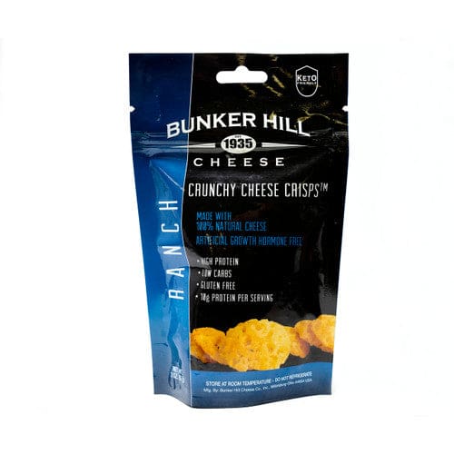 Bunker Hill Crunchy Cheese Crisps, Ranch 2oz (Case of 12) | ShelHealth