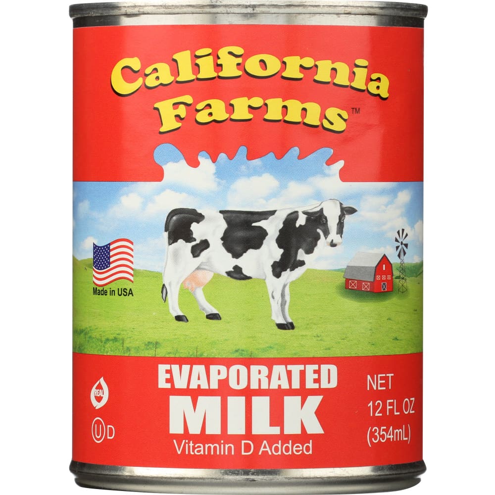 CALIFORNIA FARMS: Milk Evaporated, 12 oz (Pack of 5) | ShelHealth