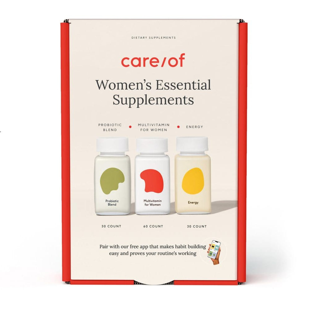 Care/of Women's Essential Supplements 3-Pack, Multivitamin, Probiotic ...