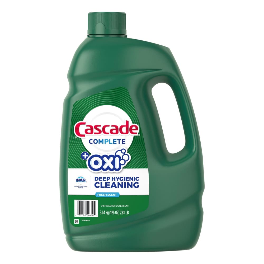 Cascade Complete Gel and Oxi Dishwasher Detergent, 125 fl. oz. | ShelHealth