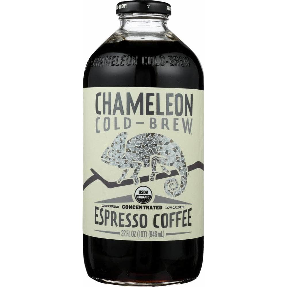 Chameleon Cold Brew Concentrated Espresso Coffee, 32 oz | ShelHealth
