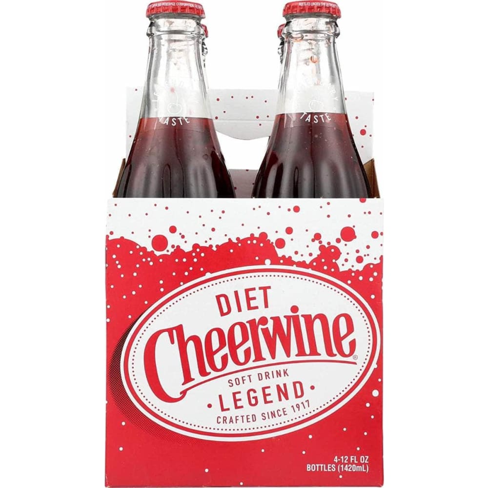 CHEERWINE Diet Cheerwine Soft Drink, 48 fo (Case of 3) | ShelHealth
