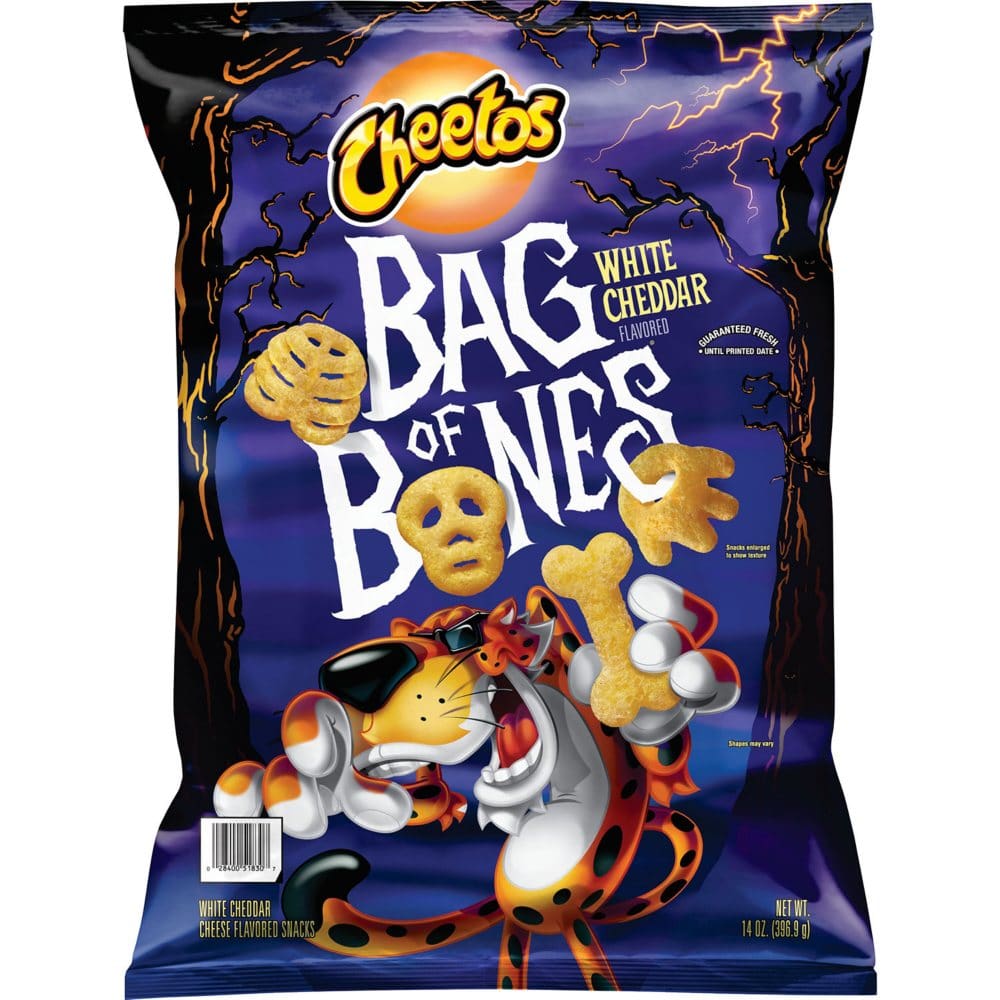 Cheetos Bag of Bones White Cheddar Flavored Cheese Snacks (14 oz ...