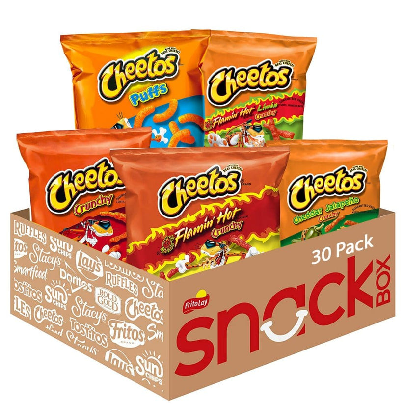 Cheetos Cheese Flavored Snacks Mix Variety Pack (30 ct.) | ShelHealth