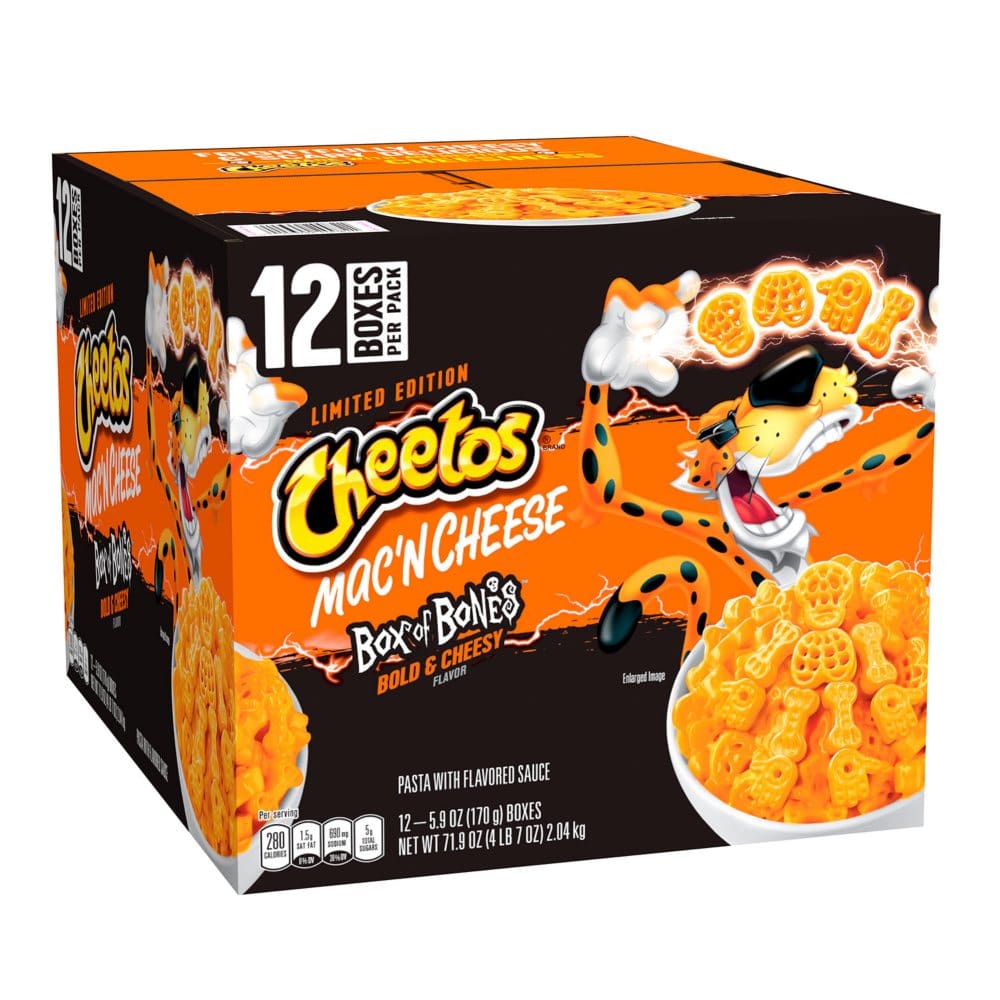 Cheetos Mac and Cheese Box of Bones, Bold & Cheesy (12 pk.) | ShelHealth