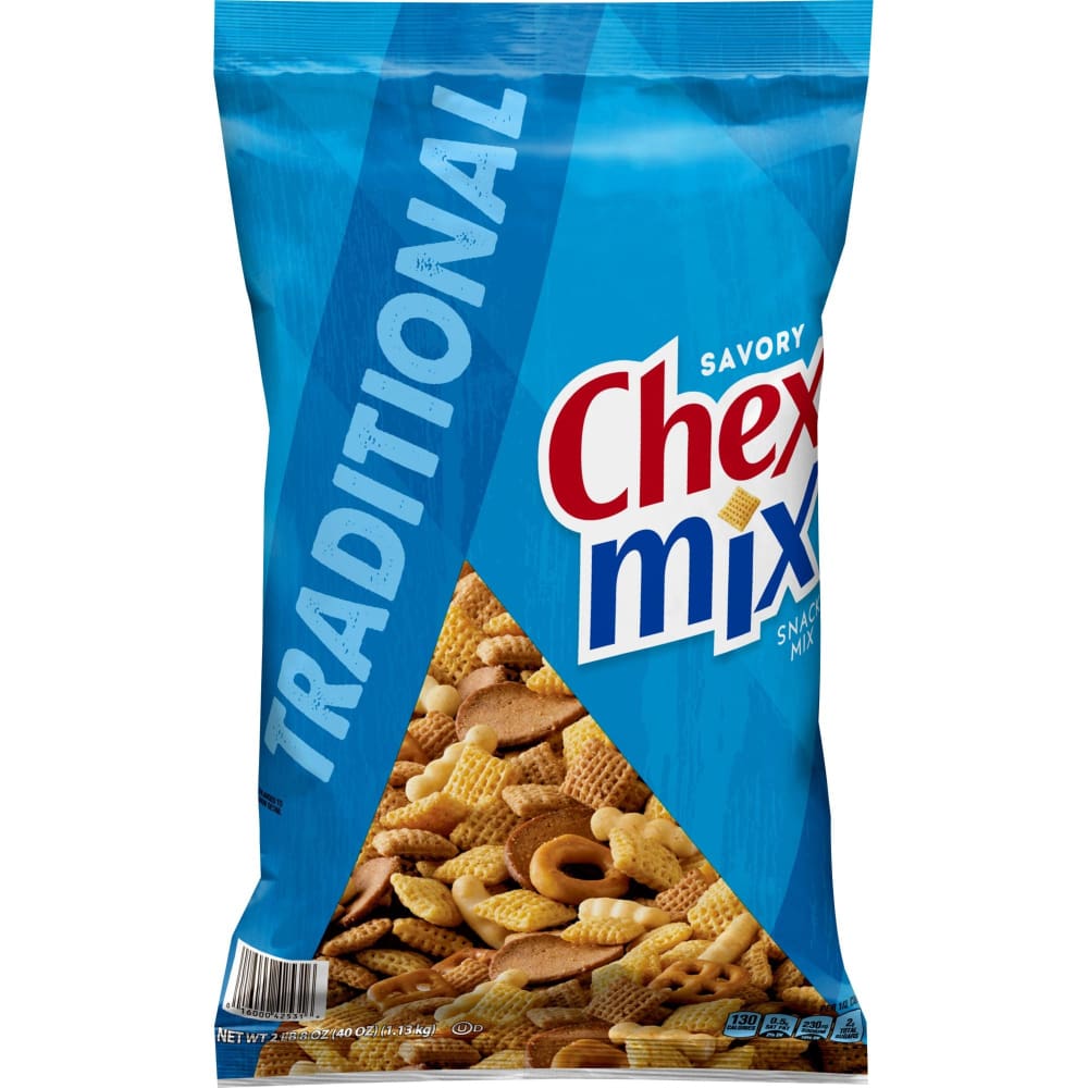 Chex Mix Traditional, 40 oz. | ShelHealth