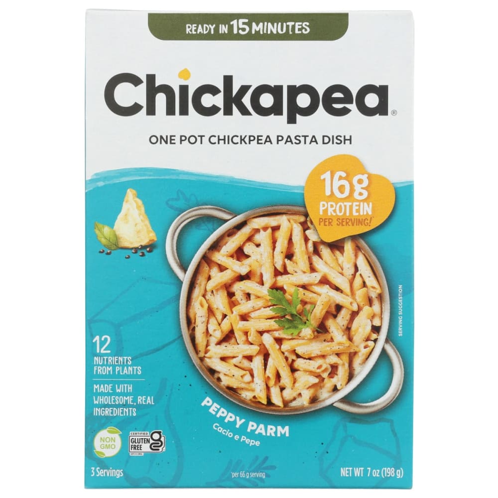 CHICKAPEA: Pasta Dish Cacio E Pepe, 7 oz (Pack of 4) | ShelHealth