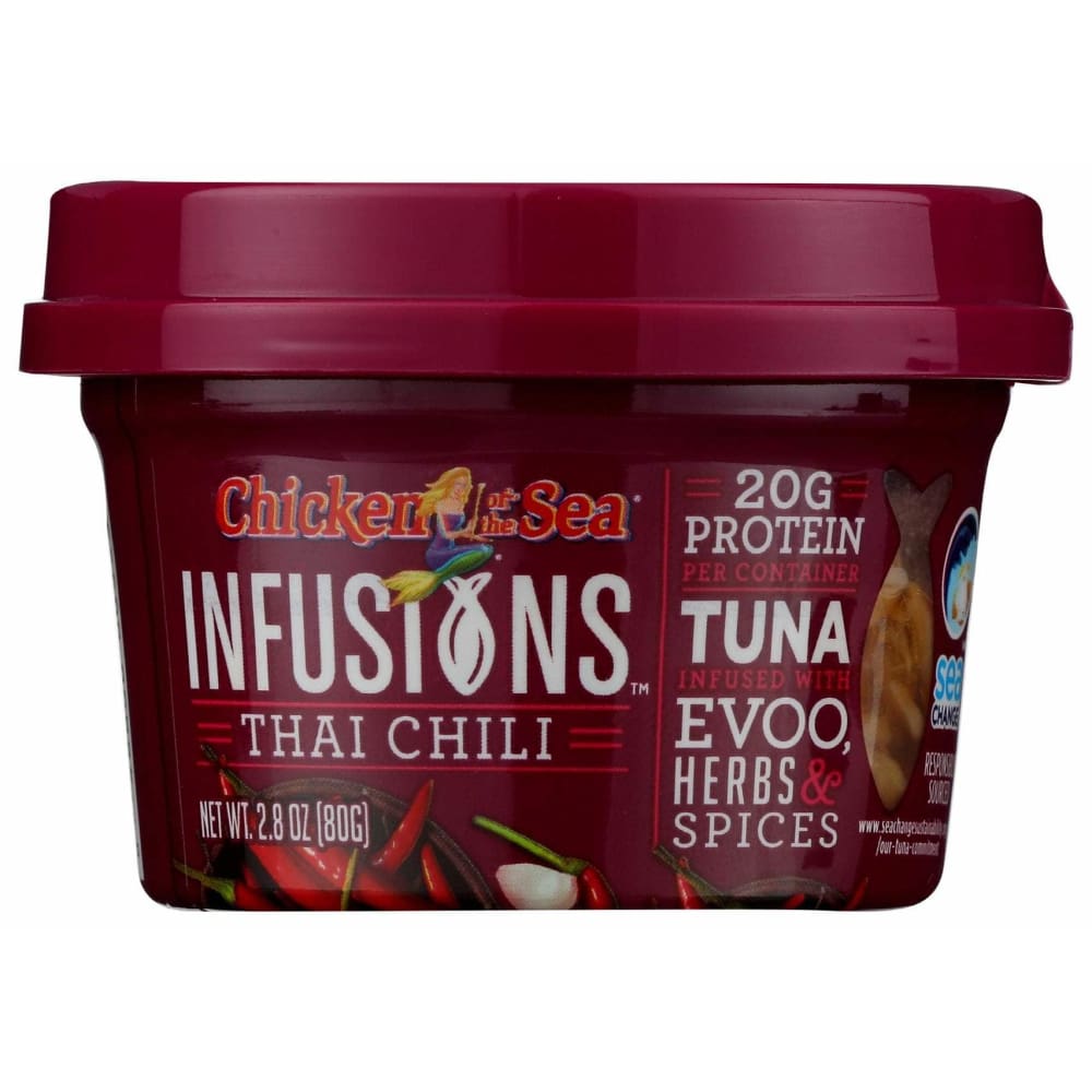 CHICKEN OF THE SEA Tuna Thai Chili Infusion, 2.8 oz (Case of 4 ...