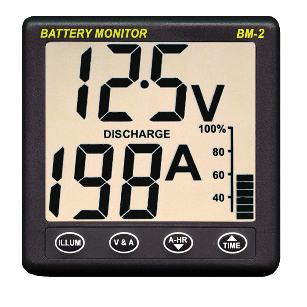 Clipper BM-2 Battery Monitor w/ Shunt - 200Amp | ShelHealth