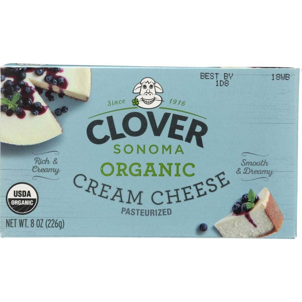 Clover Sonoma Organic Cream Cheese, 8 oz (Case of 4) | ShelHealth