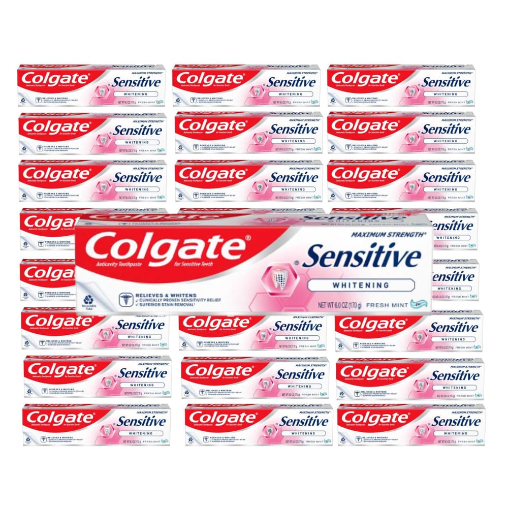 Colgate Sensitive Toothpaste Maximum Strength with Whitening 6 oz ...