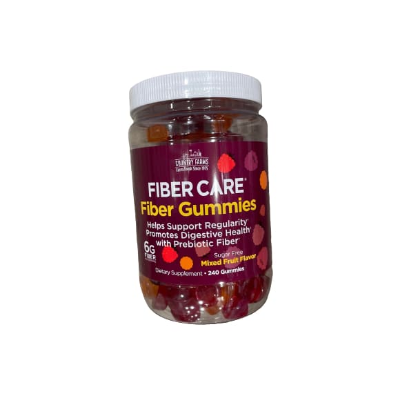 Country Farms Fiber Care - Fiber Gummies, 240 Gummies | ShelHealth