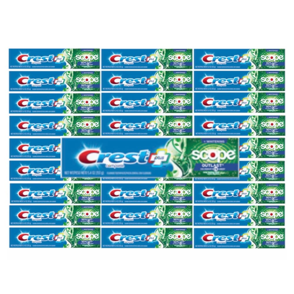 Crest - Scope Whitening Toothpaste Minty - 5.4 oz- 12 Pack | ShelHealth