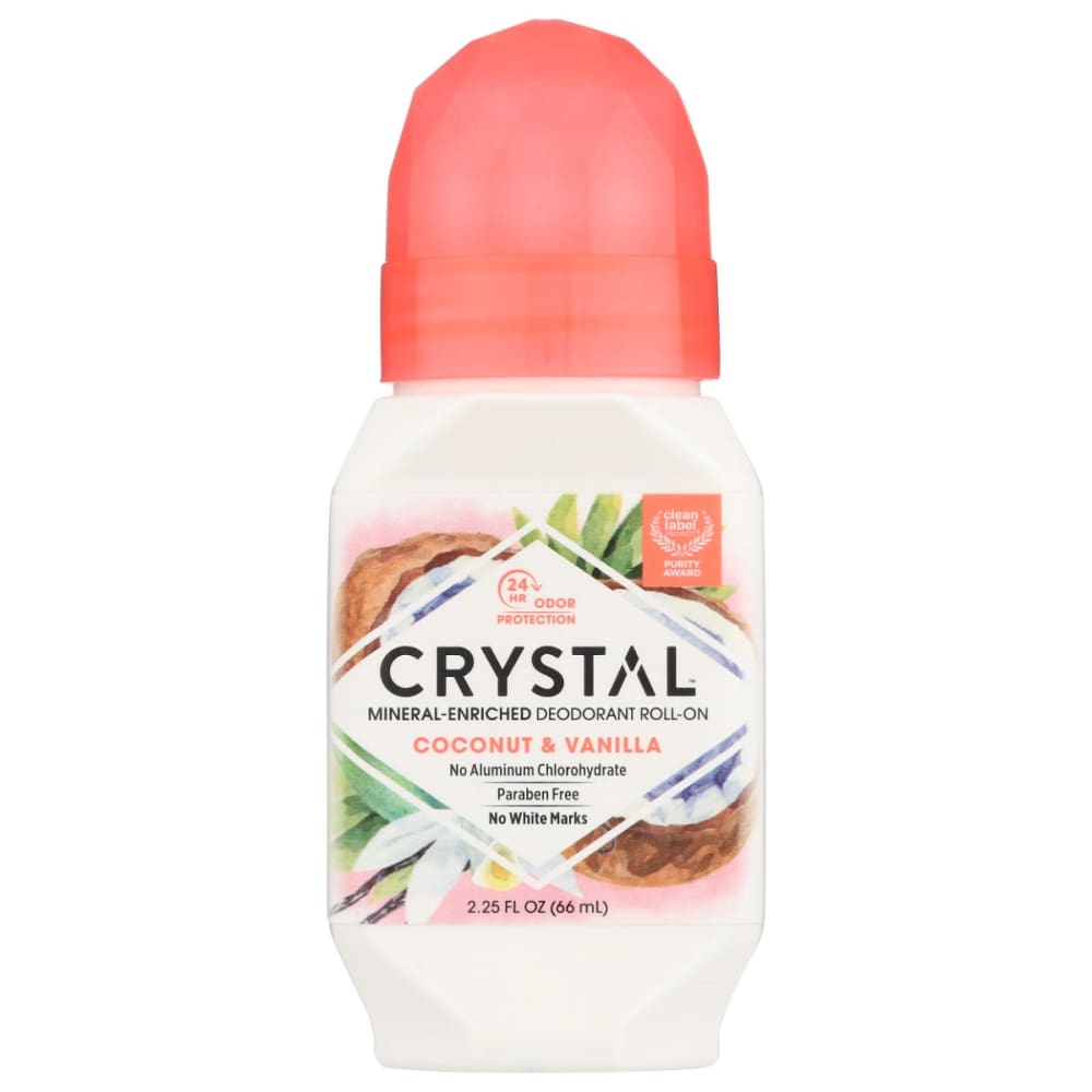 CRYSTAL BODY DEODORANT: Deodorant Vanila Conut, 2.25 FO (Pack of 5 ...