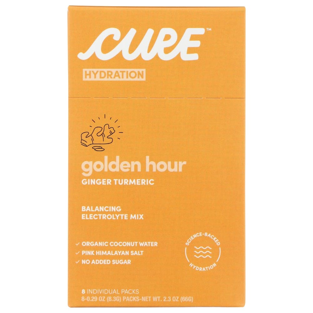 CURE: Hydration Powder Ginger Trm, 2.3 oz | ShelHealth
