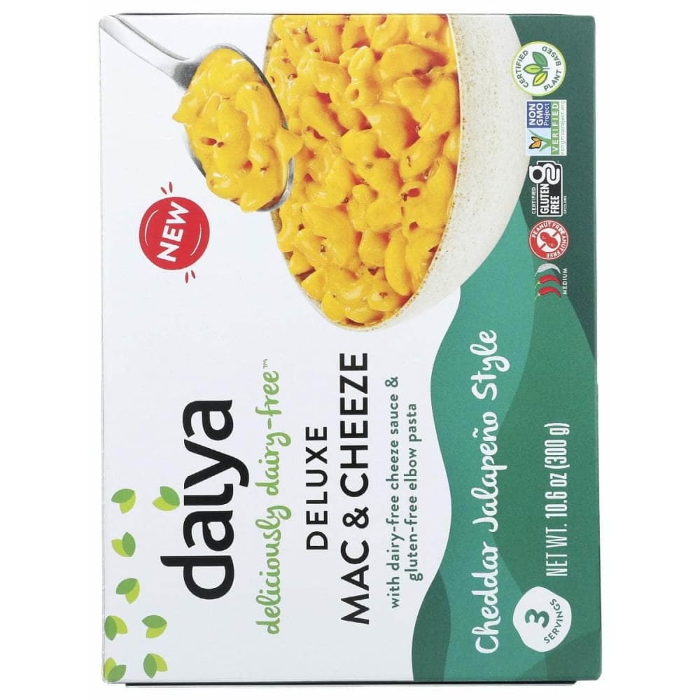 DAIYA: Mac & Cheese Del Cheddar Jalpno, 10.6 oz (Case of 4) | ShelHealth