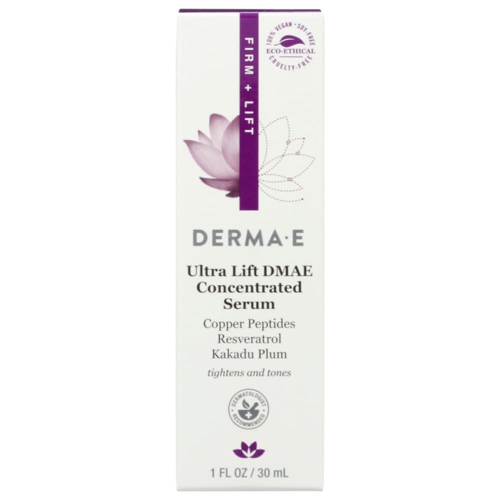 DERMA E: Ultra Lift DMAE Concentrated Serum, 1 OZ | ShelHealth