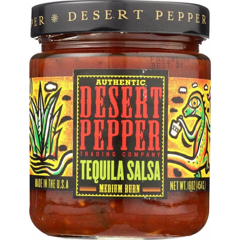 Desert Pepper Tequila Salsa, 16 oz (Case of 4) | ShelHealth