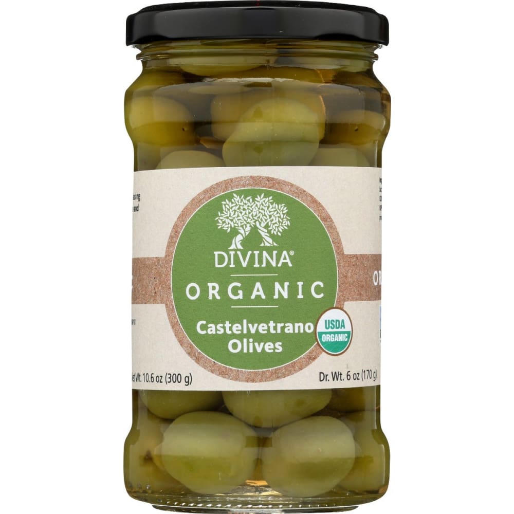 DIVINA: Olive Castelvetrano Org, 10.6 oz (Pack of 4) | ShelHealth