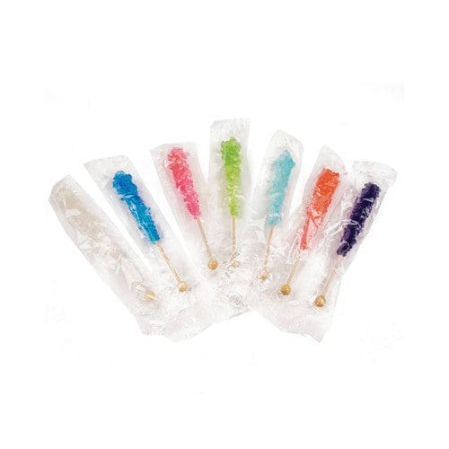 Dryden & Palmer Assorted Rock Candy On A Stick, Wrapped 120ct | ShelHealth