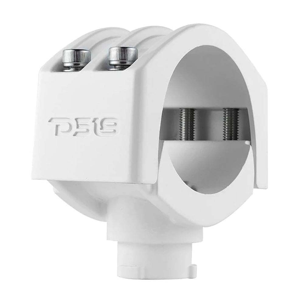 DS18 Hydro Clamp/ Mount Adapter V2 f/ Tower Speaker - White | ShelHealth