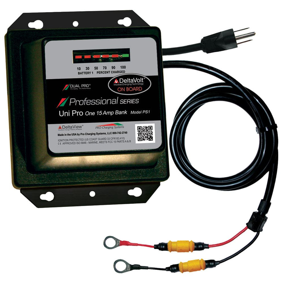 Dual Pro Professional Series Battery Charger - 15A - 1-Bank - 12V ...