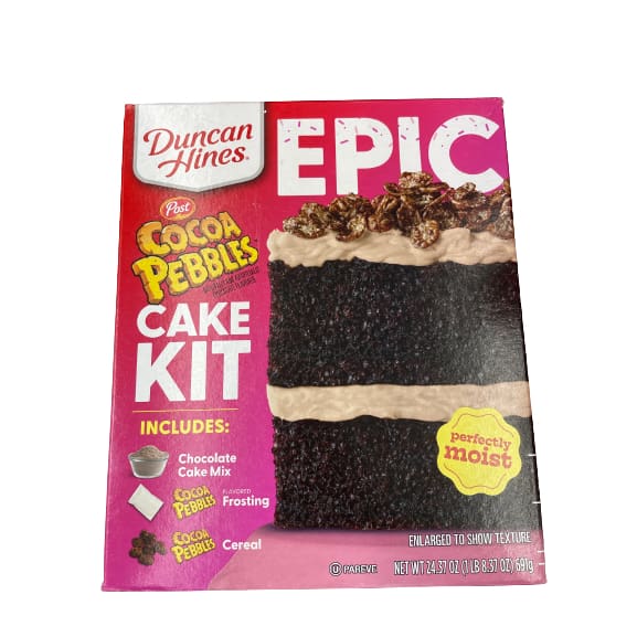 Duncan Hines EPIC Cocoa Pebbles Cake Kit, 24.37 oz. | ShelHealth