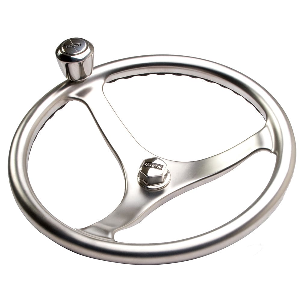 Edson Satin Finish ComfortGrip Powerwheel - 14.5" w/ Knob & Nut ...