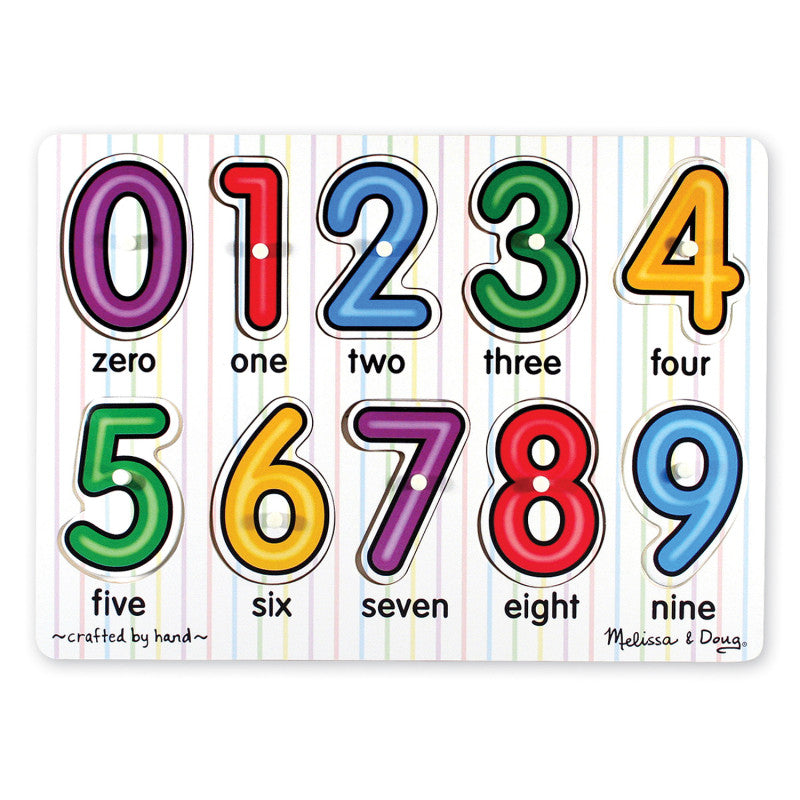 See-Inside Numbers Peg Puzzle (Pack of 6) | ShelHealth