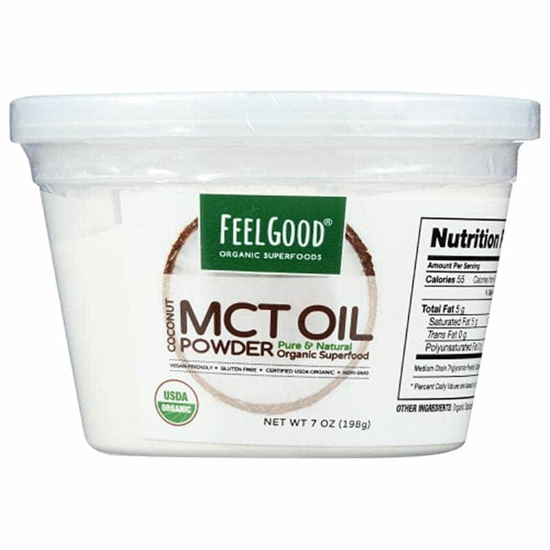Feelgood Organic Superfoods Mct Coconut Powder, 7 Oz | ShelHealth