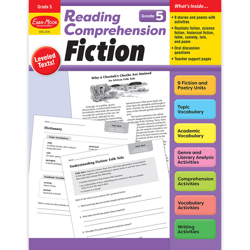 Reading Comprehension Gr5 Fiction | ShelHealth