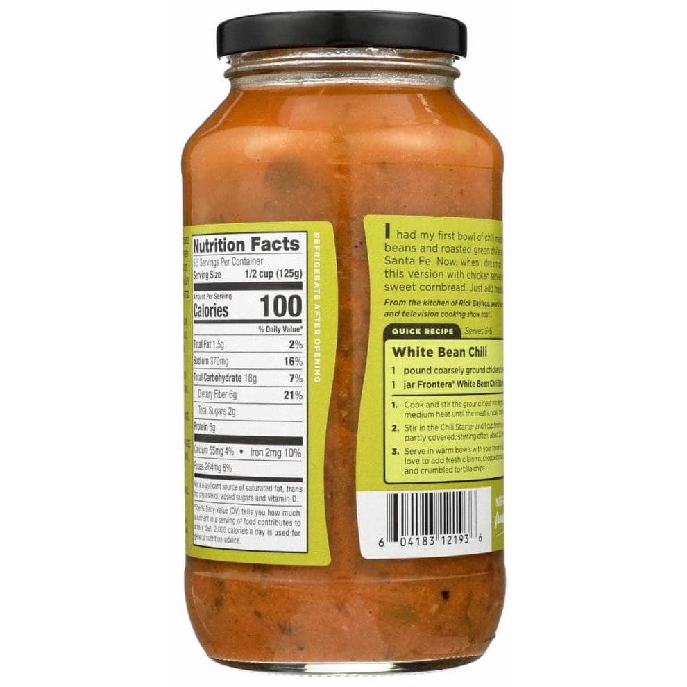FRONTERA: Chili Starter Bean White, 24 oz (Case of 2) | ShelHealth