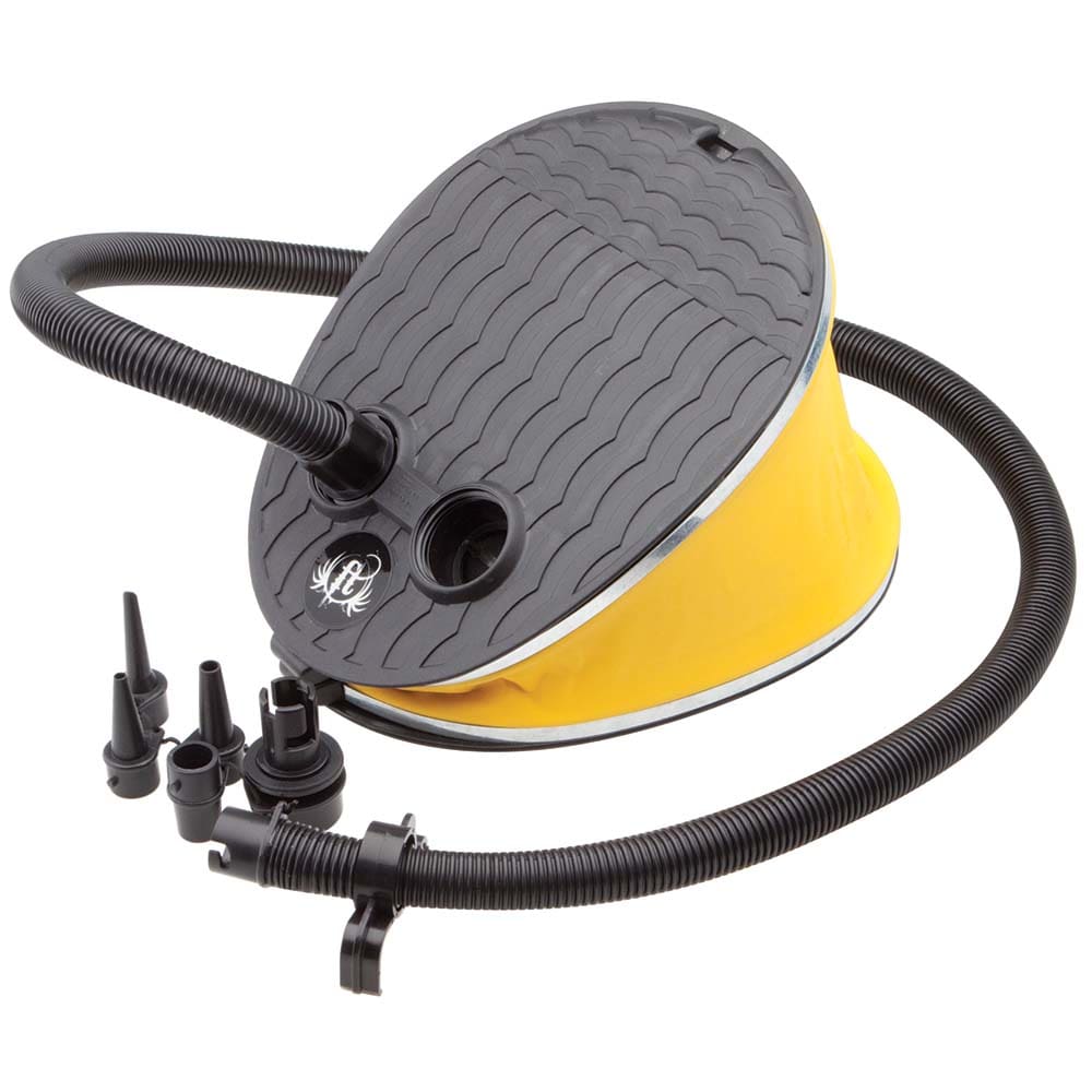 Full Throttle Manual Inflation Foot Pump - Black | ShelHealth