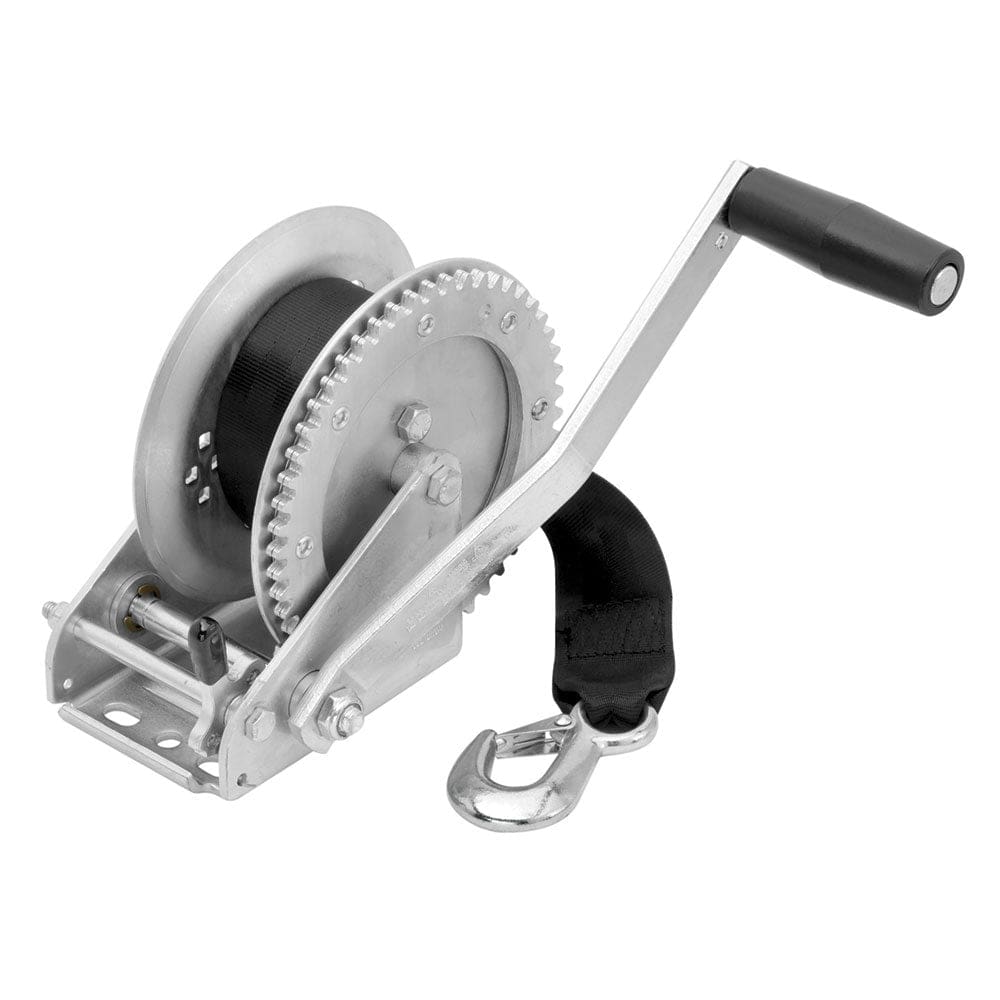Fulton 1800lb Single Speed Winch w/ 20' Strap Included | ShelHealth