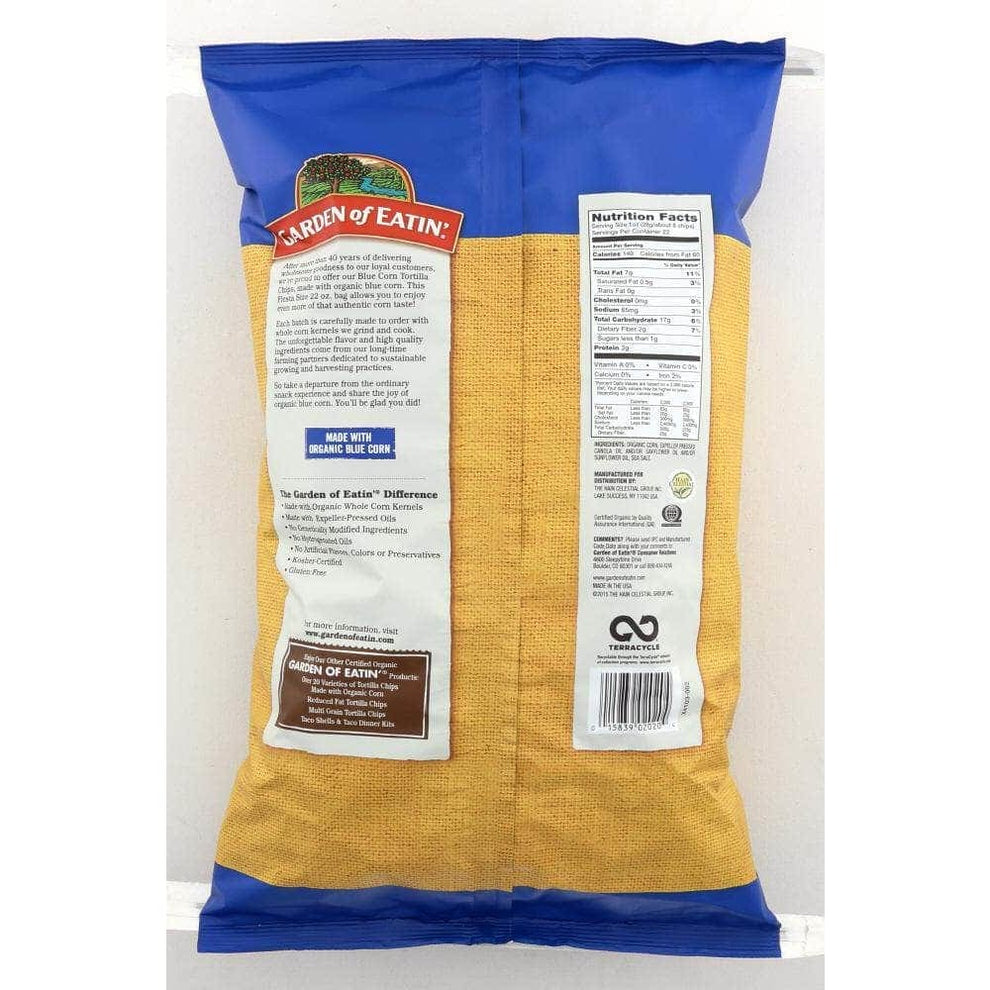 Garden Of Eatin Blue Chips Corn Tortilla Chips, 22 Oz (Case of 2 ...