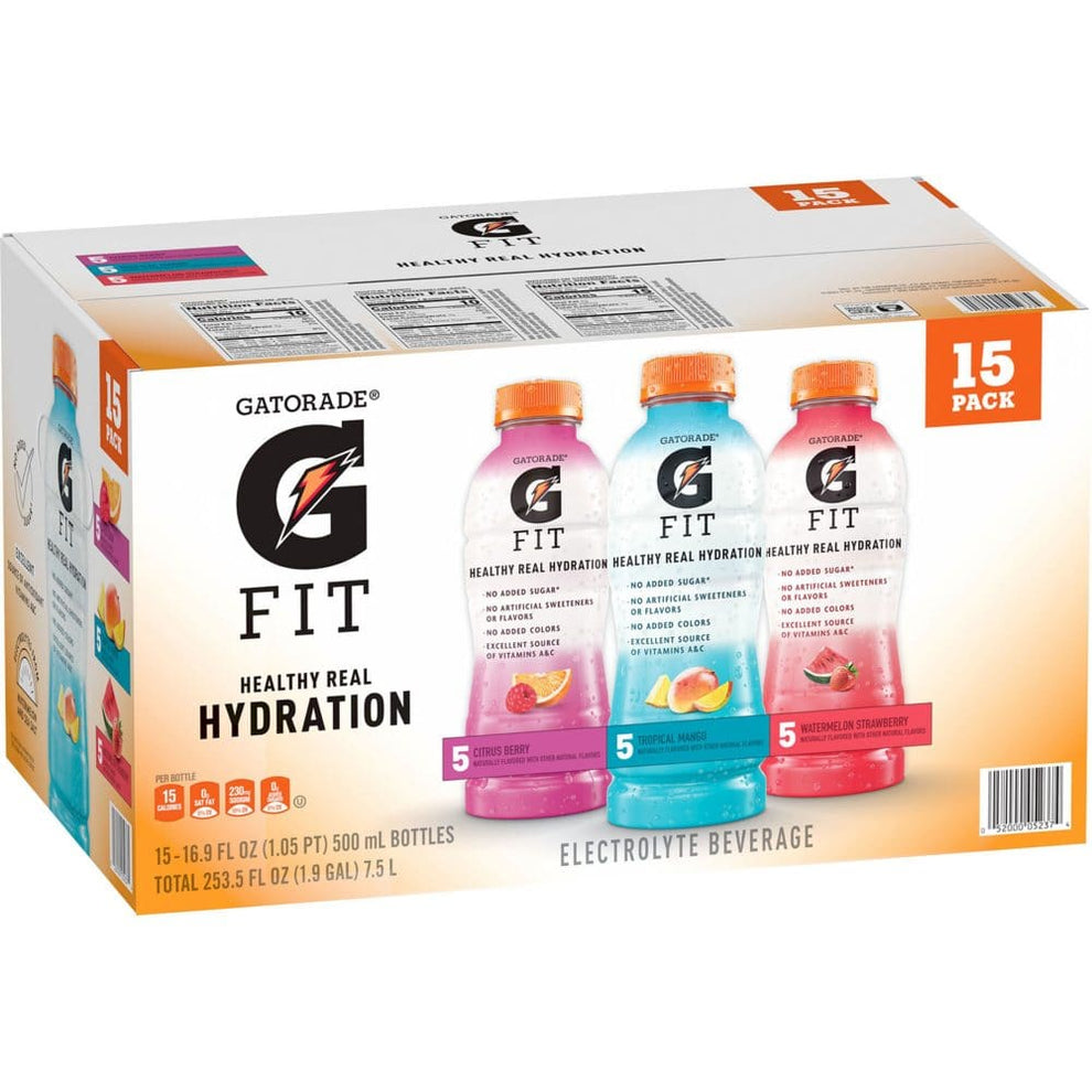 Gatorade GFIT Variety Pack (16.9 fl. oz., 15 pk.) | ShelHealth