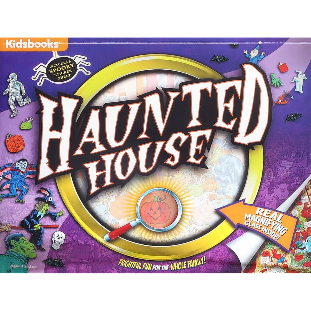 Giant Search and Find Haunted House Halloween Pad | ShelHealth