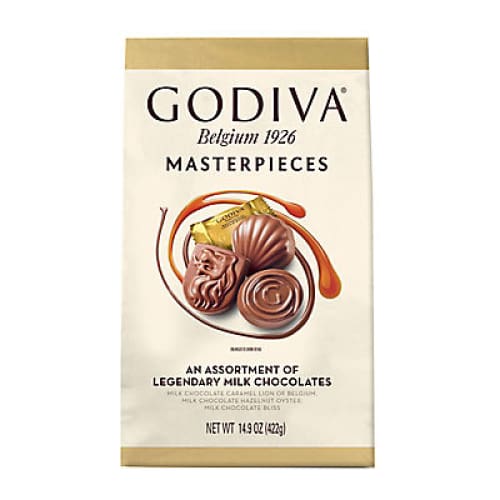 Godiva Masterpieces Assortment of Legendary Milk Chocolate, 14.9 oz ...