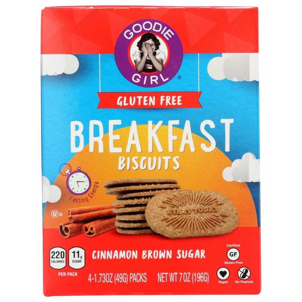 Goodie Girl Biscuit Brkfst Bar Sugar Cin, 7 Oz (Case of 3) | ShelHealth