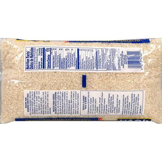 GOYA: Enriched Medium Grain Rice, 3 lb (Case of 2) | ShelHealth